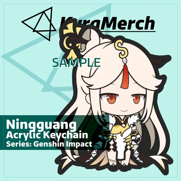 Hot spot Keychain Genshin Impact Ningguang | Lazada PH