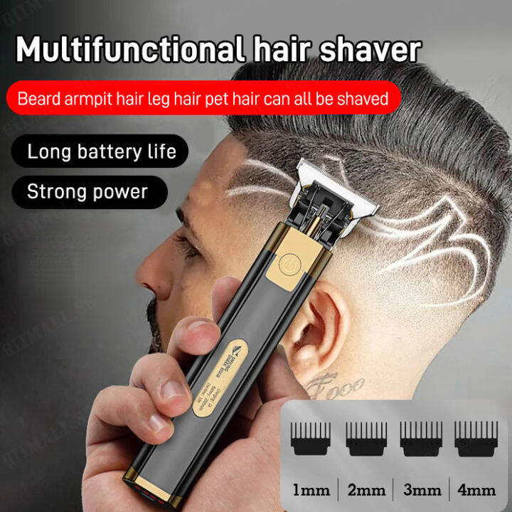 vivivivi Electric Pusher Hair Clipper for Men SelfHelp Haircutting Tool ...