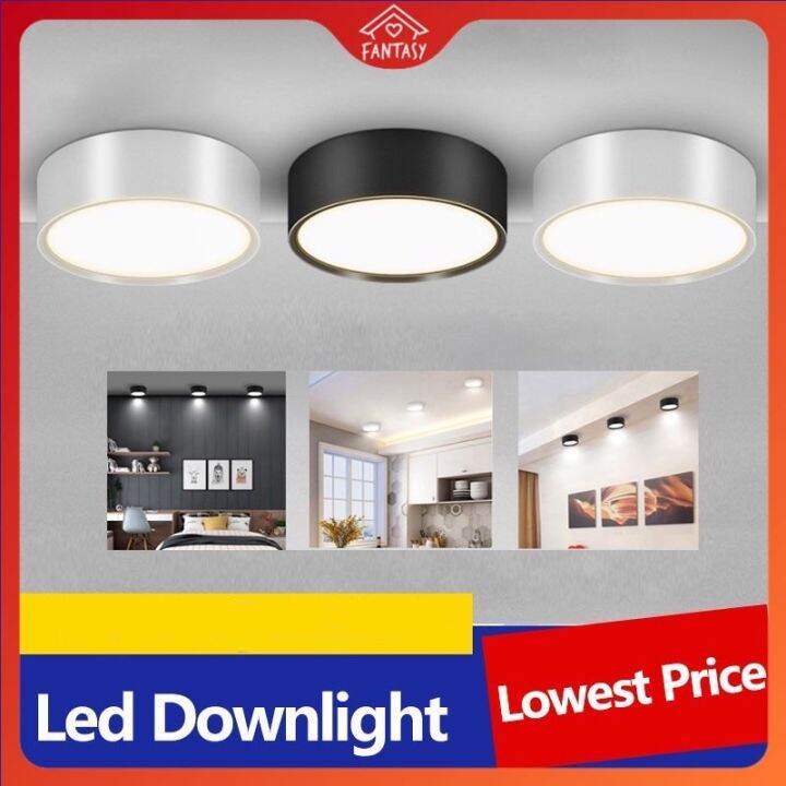 Small Wolf's shop Led Downlight 5W 10W 15W Panel Ceiling Light Surface ...