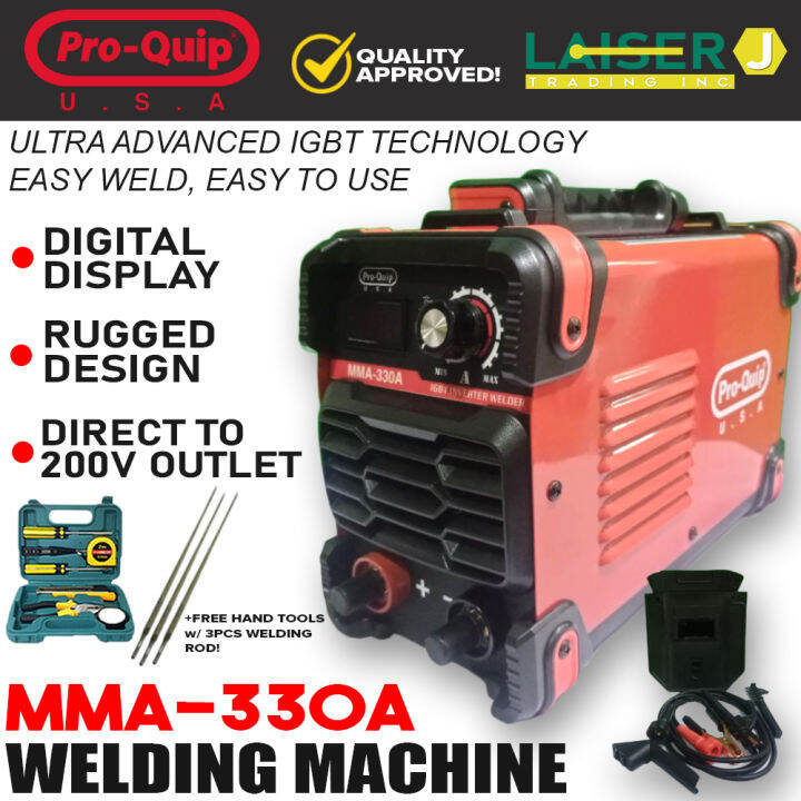 Proquip Inverter Welding Machine 330A IGBT Technology +Free Hand Tools ...