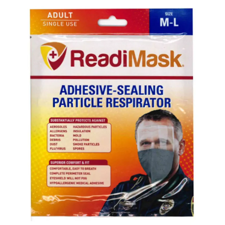 ReadiMask Adhesive-Sealing Particle Respirator M-L | Lazada PH