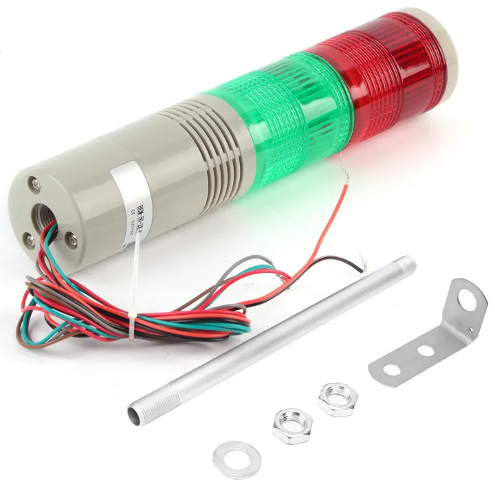 Meihe 2-layer industrial light CNC buzzer Warning lights LED 220VAC ...