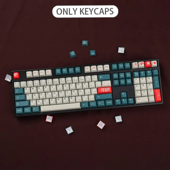 129 Keys For GMK Monster Theme Keycaps Cherry Profile Caps Keyboard For ...