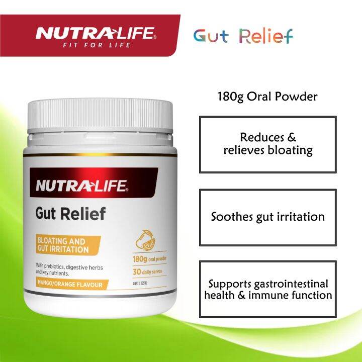 Nutra Life Gut-Relief Mango & Orange 180g | Lazada