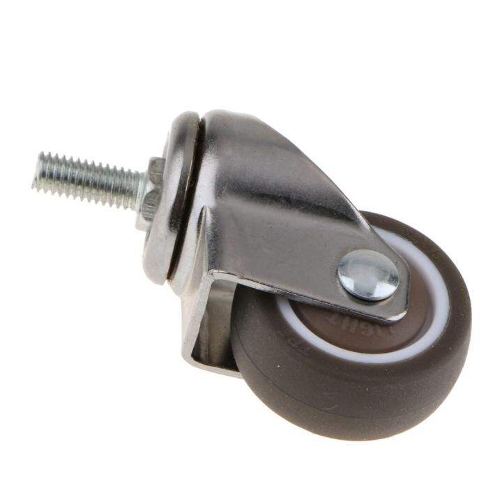 LazaraSport Non-Marking Heavy Duty TPR Rubber Caster Wheel with ...