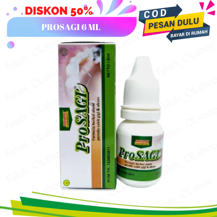 Prosagi obat sakit gigi dan abses netto 6 ml | Lazada Indonesia