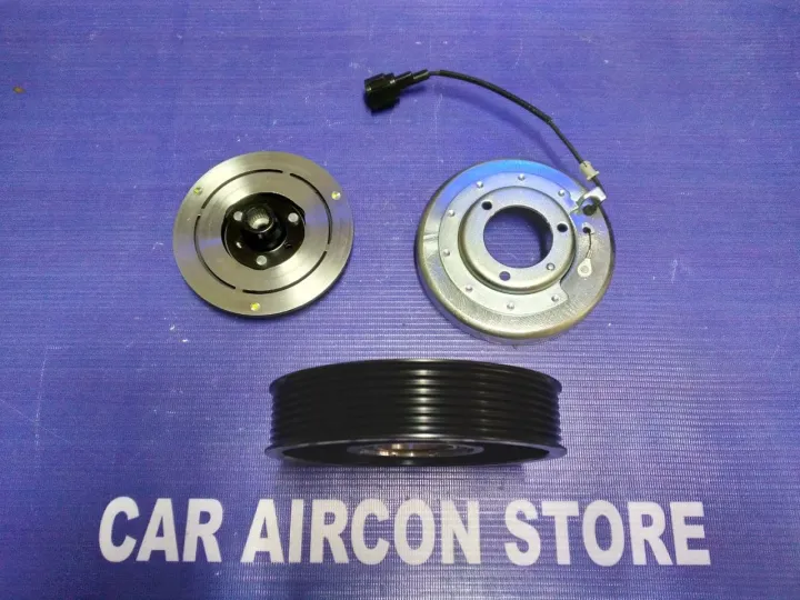 car aircon magnetic clutch pulley assembly nissan navara NP300 2016 up (7pk) | Lazada PH