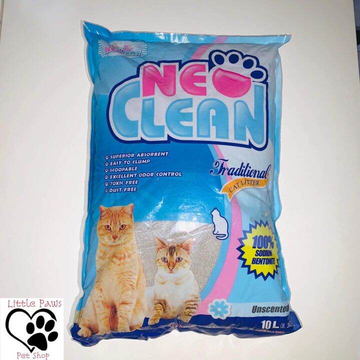 Neo Clean Traditional Cat Litter Sand Unscented 10L | Lazada PH