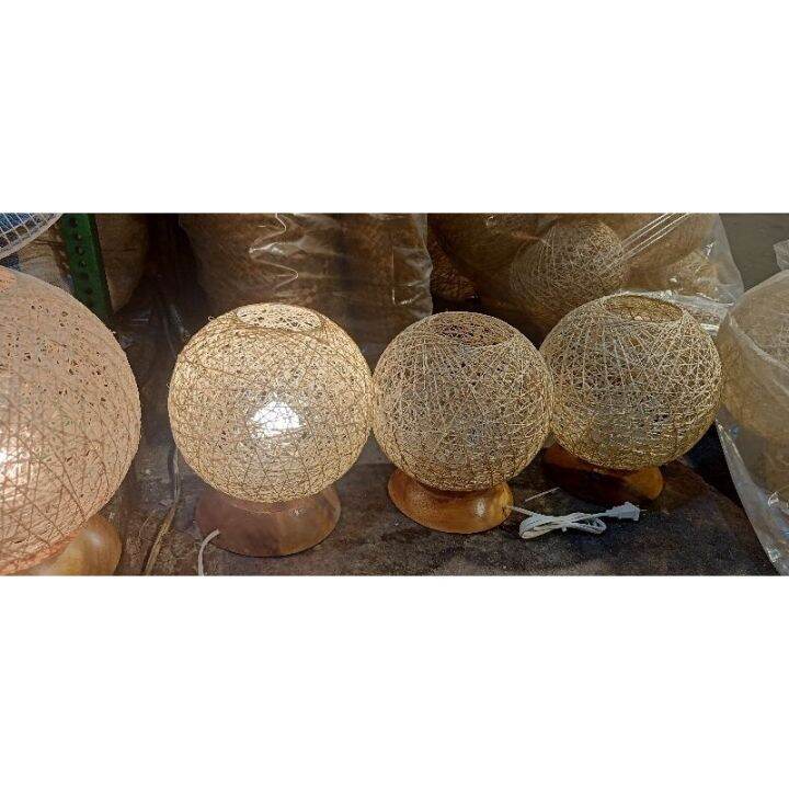 -- Lampshade abaca (Round) w/Led light | Lazada PH