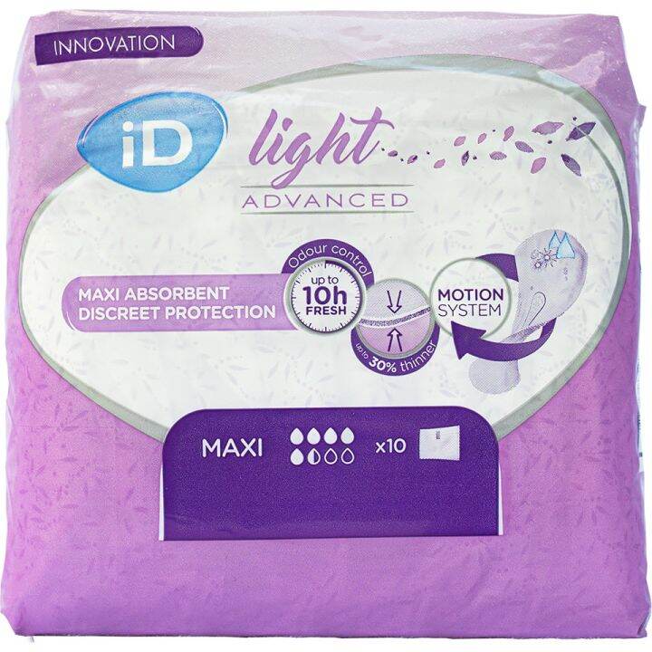 HOT PQAXY iD Light Maxi (For Sensitive Bladder/Incontinence Pad ...