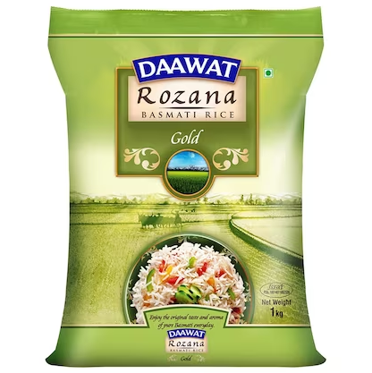 Daawat Rozana Gold Basmati Rice 1kg {Made in india} | Lazada PH