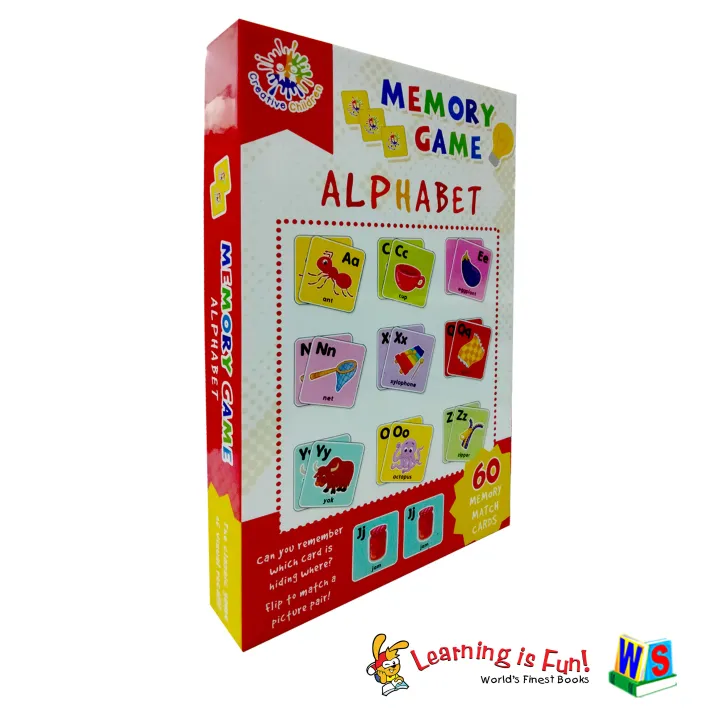 WS CREATIVE CHILDREN MEMORY GAME-ALPHABET | Lazada PH