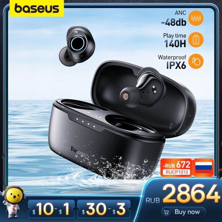 Baseus Bowie MA10 ANC Wireless Earphone 48Db Noise Cancelling 140H ...