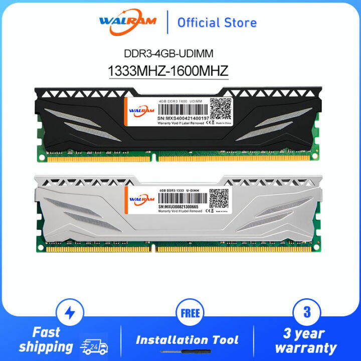 WALRAM DDR3 DDR4 4GB 8GB 16GB Ram Memoria Ram 1333 1600 1866 2400 2666 ...