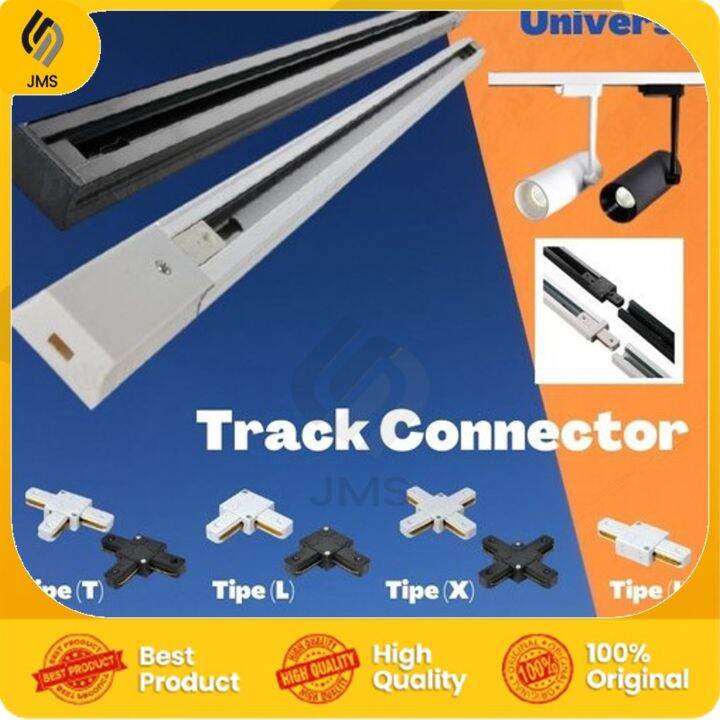 Sambungan Rel Track Universal Penyambung Rel Track Spotlight Connector ...