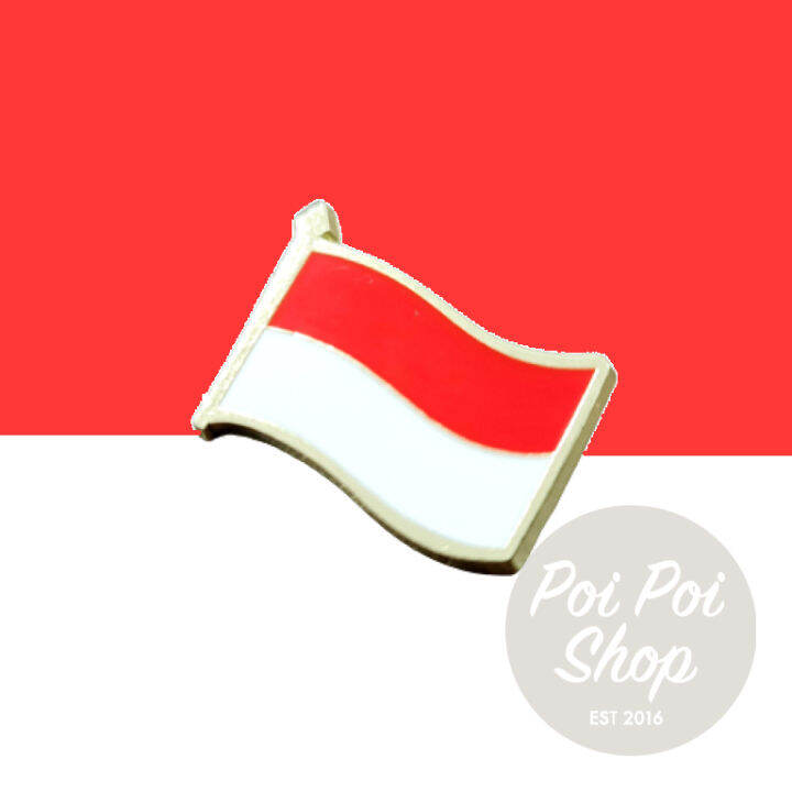 Pin Bendera Indonesia 17 Agustus Merah Putih Pin Bendera HUT RI Pin ...