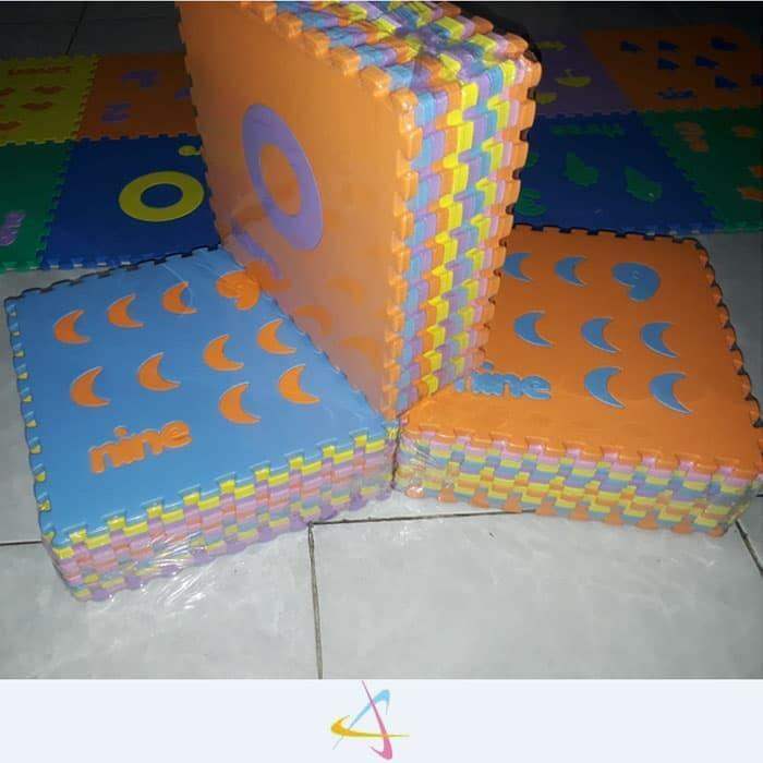 Evamat Angka Bergambar Karpet Main Anak 30x30 playmat 30 Alas Lantai ...