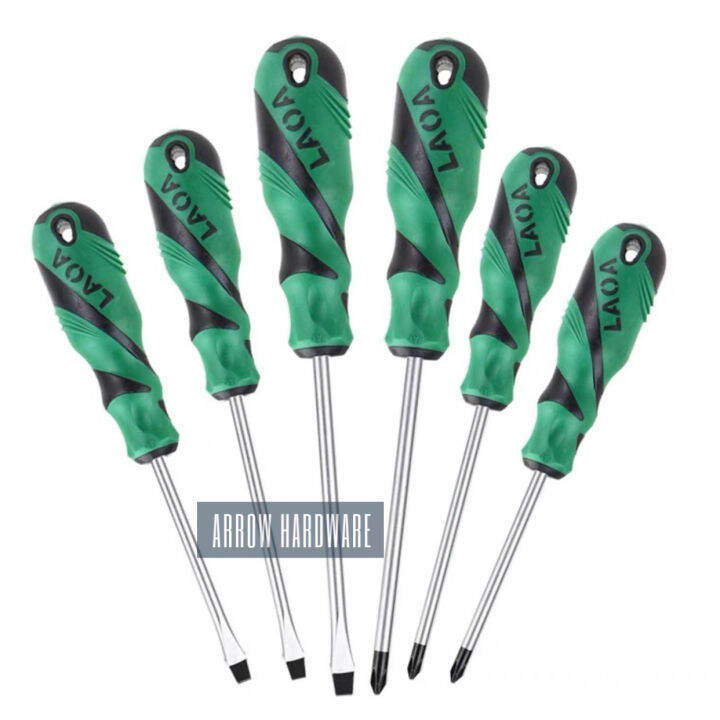 6pcs Industrial Screwdriver Set CR-V, Magnetic Tip | Lazada PH