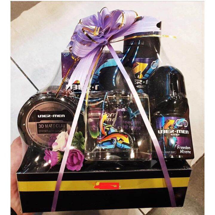 {Ready Stock} UBER MEN Original Set Gift / Hamper parfumes | Lazada