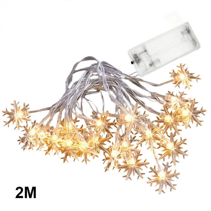 EPH 1.5m/2m/3m Snowflake LED Fairy String Lights HYD28 | Lazada PH