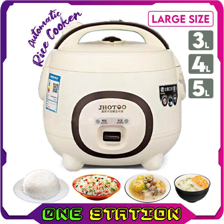3L, 4L, 5L Steamer Automatic Big Capacity Large Size Rice Cooker Periuk ...