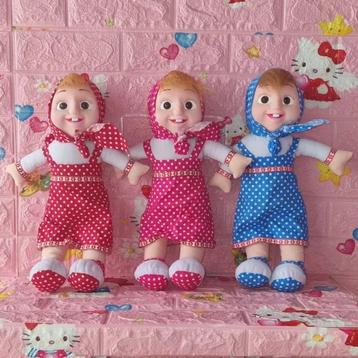Boneka Marsha and the Bear Ukuran 30 cm Marsya Kartun Anak/boneka ...
