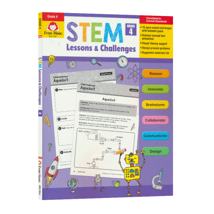 Evan moor stem lessons & challenges grade 4 geography, natural science ...