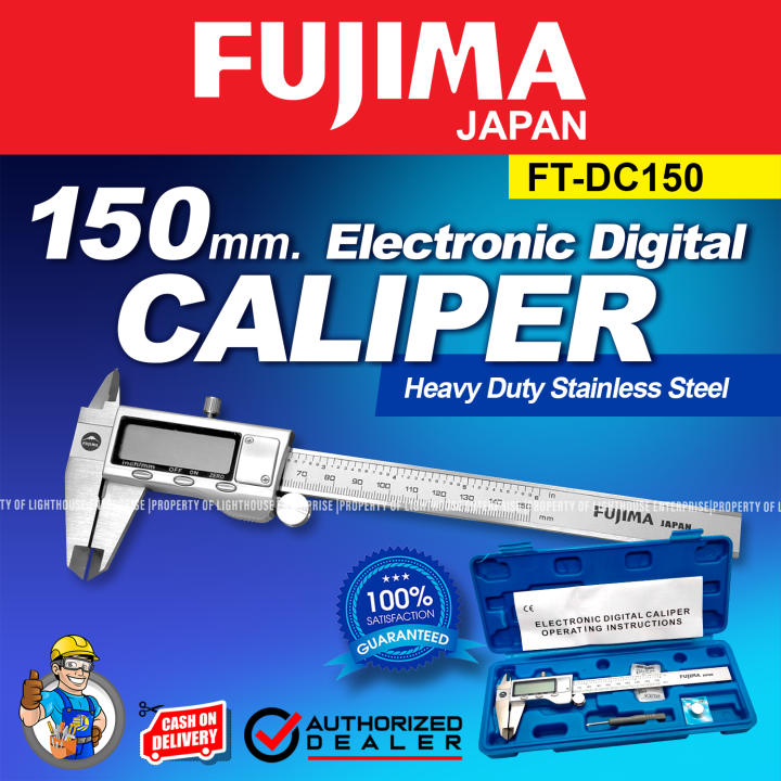 FUJIMA Japan 0-150mm Electronic Digital Caliper / Manual / Non-Digital ...