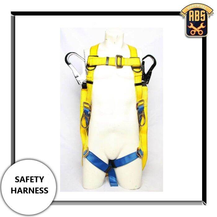 ABS Hardware Full Body Safety Harness Tool Fall Protection with 5D ...