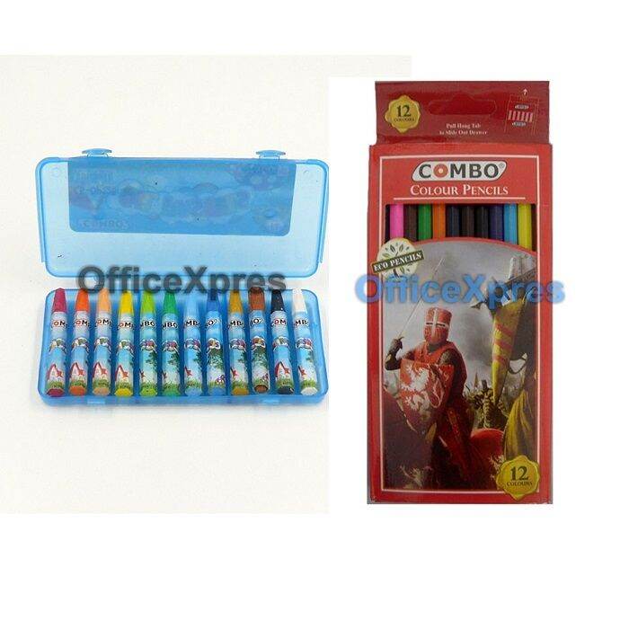 Krayon 12 Warna / Pensil Warna / Colour Pencil / Crayon Oil Pastel ...