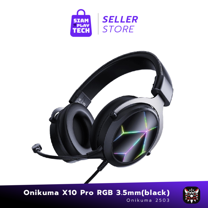 ONIKUMA X10 PRO RGB Gaming Headset หูฟังเกมมิ่งคุณภาพ ตัดเสียงรบกวน มาพร้อมไฟ RGB | Lazada.co.th