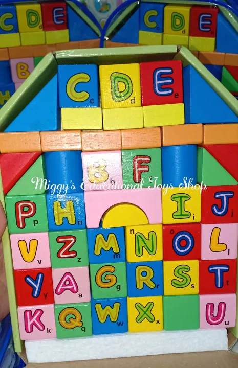 METS WOODEN BLOCKS ALPHABET WITH BAGS | Lazada PH