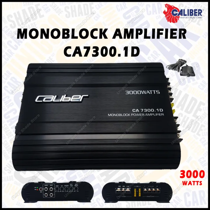 Caliber Monoblock Power Amp 3000Watts Car Power CA-7300.1D Mono-Block ...