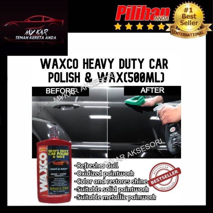 Waxco Heavy Duty Car Polish & Wax(500ml) | Lazada