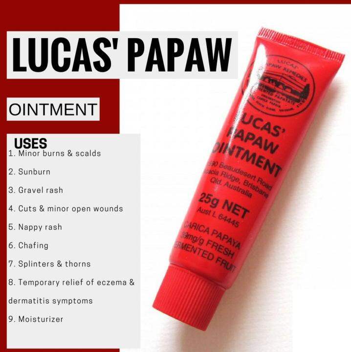 Authentic Original Lucas Papaw Ointment - 25g | Lazada PH