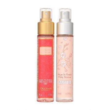 LOccitane Rose + Cherry Blossom Face Mist Duo 50ml | Lazada