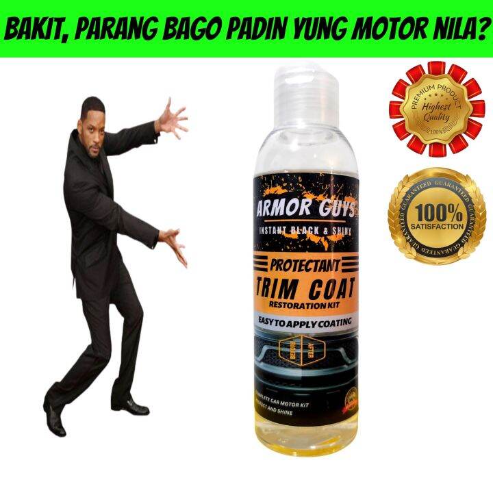 ⭐[ARMOR MATTE COAT ORIGINAL] Trim Restorer, Forever Back to Black Armor ...