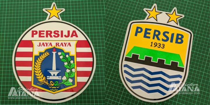 Stiker Printing Sablon Jumbo Persija Persib Persebaya Arema PSIS PSM ...