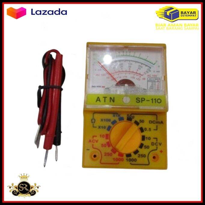 Multitester YX-1000A / SP 110 Kuning - Multi Meter Analog - Avometer ...