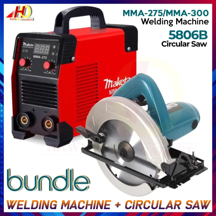 (BUNDLE) Maketa MMA-275/MMA-300 Welding Machine WITH 5806B/M1Y-185 ...