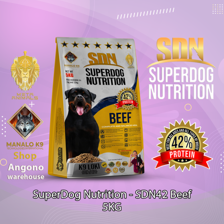 SuperDog Nutrition SDN42 - Beef (5KG) | Lazada PH