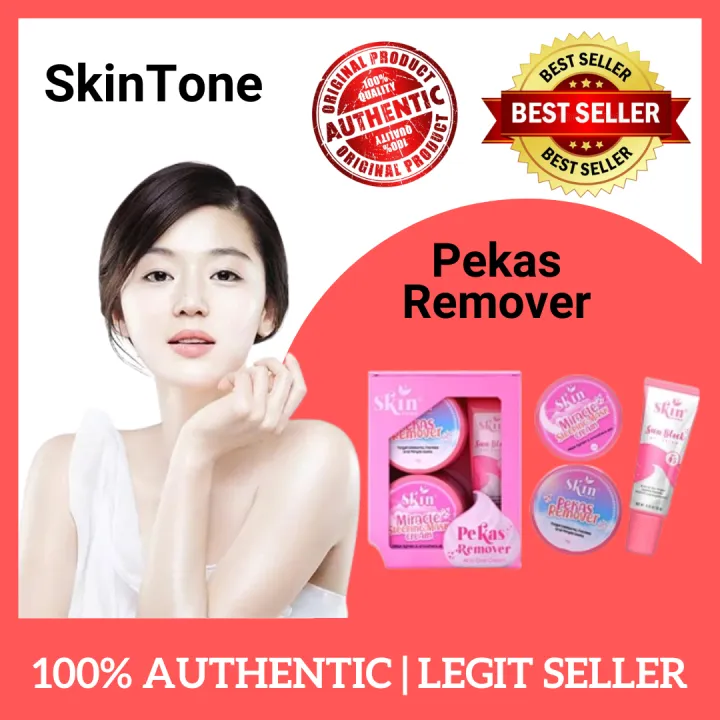 Skintone Pekas Remover Trio Set made in Thailand all in one cream ...