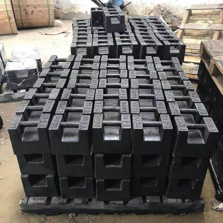 Weight 25kg cast iron 20kg weighbridge calibration standard weight ...