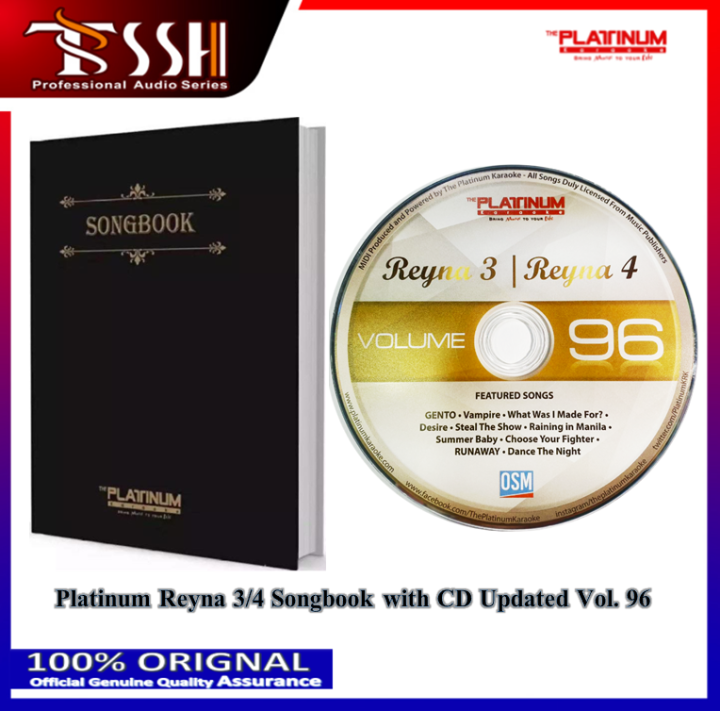 Platinum Reyna 3 Songbook + Songlist + Updated CD (Vol.96 ） | Lazada PH