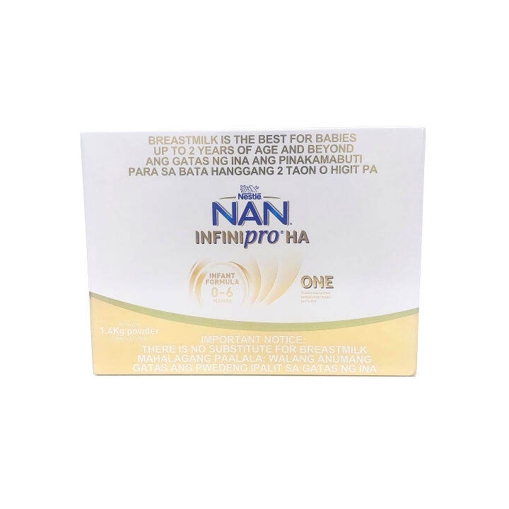 NAN InfiniPro HA One Infant Milk For 0-6 Months 1.4kg | Lazada PH