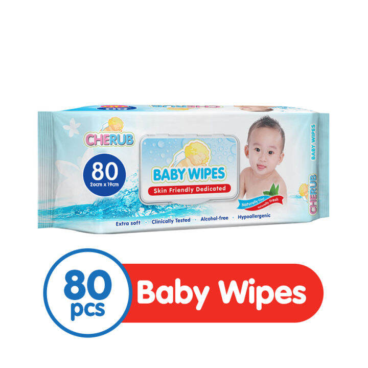 Cherub Baby Wipes 80's | Lazada PH