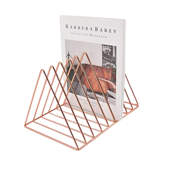 Minimalist Magazine & Book Shelf / Premium Steel Magazine & Book Rack ...