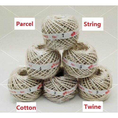 Parcel String, Cotton Twine ,Tali Pos ,Tali Parcel Role of Parcel | Lazada