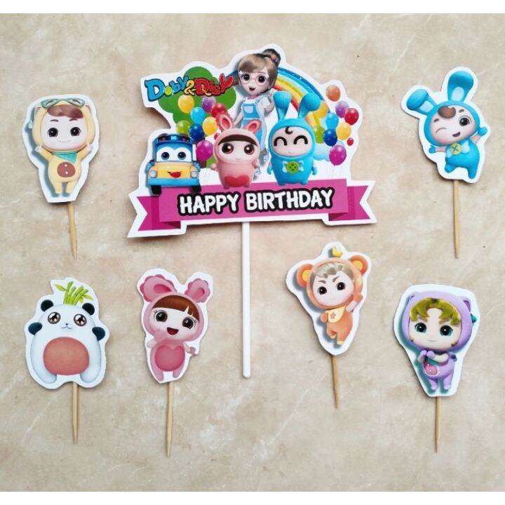 cake topper hiasan kue ulang tahun tema Doby & Disy: Exploring Journey ...