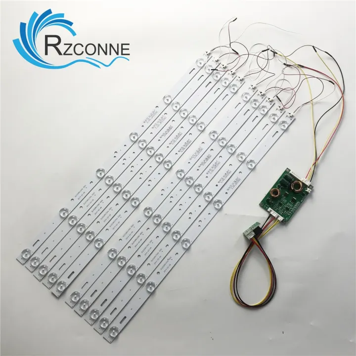 10pcs 514mm LED Backlight strip 6 Lamps kit Board Fliter for 42 43 46 ...